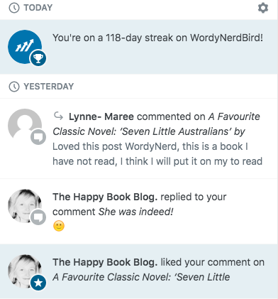 118 Days. – WordyNerdBird